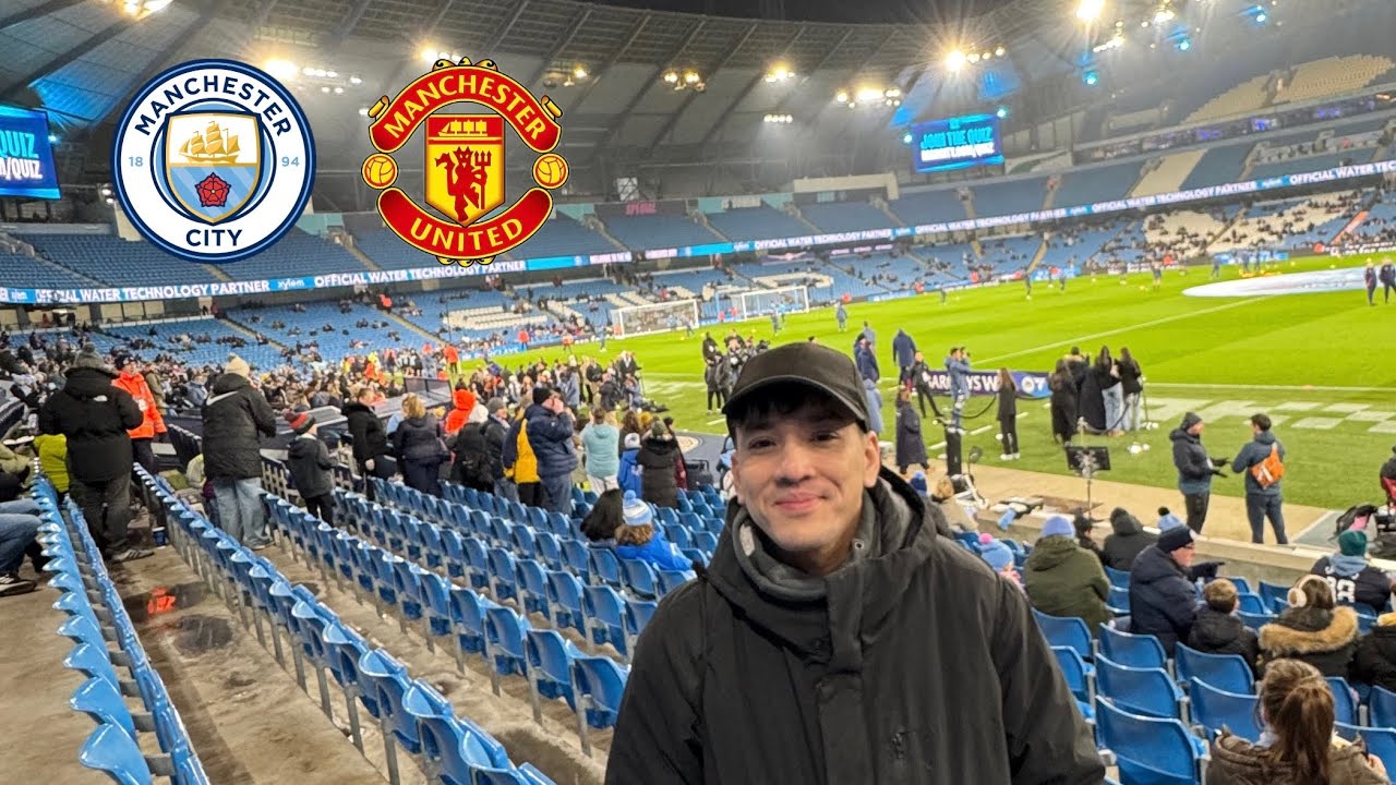 I went to the Manchester Derby! - Barclays WSL - YouTube