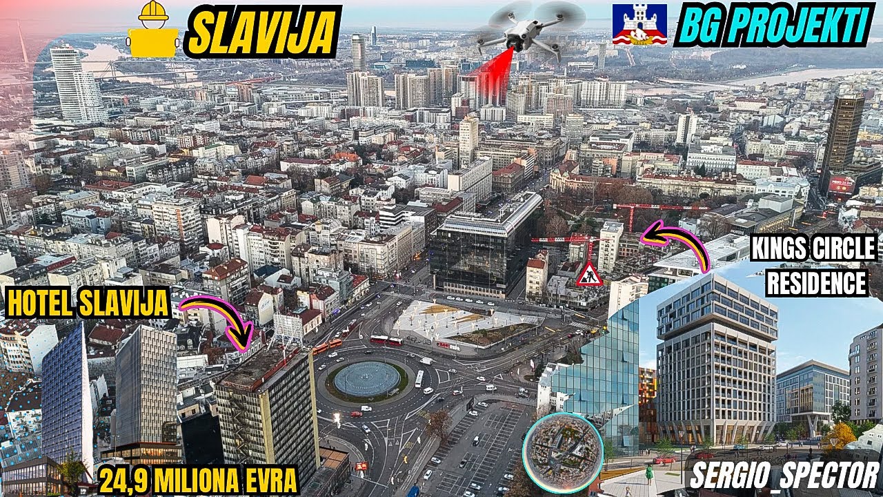 BEOGRAD SLAVIJA PROJEKTI, Hotel Slavija, Kings Circle Residence, SAVSKA ...