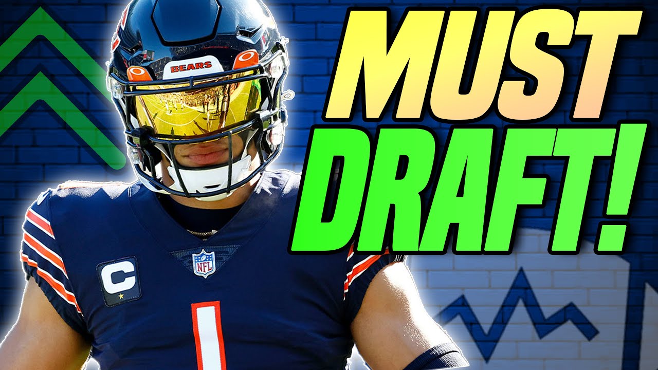10 MUST DRAFT Players in 2023! | Fantasy Football 2023 | Justin Fields ...