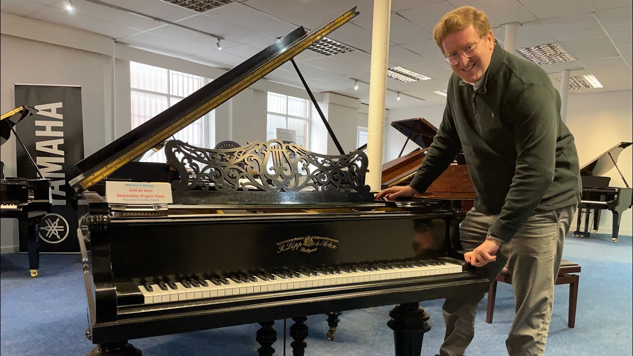 Restoration Project Rich.Lipp & Sohn.Stuttgart Grand Piano Serial No ...