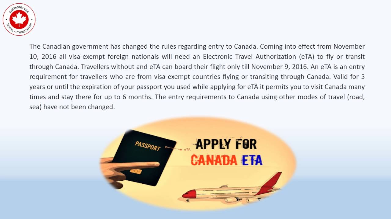 How to Get an ETA for Visit to Canada? - YouTube