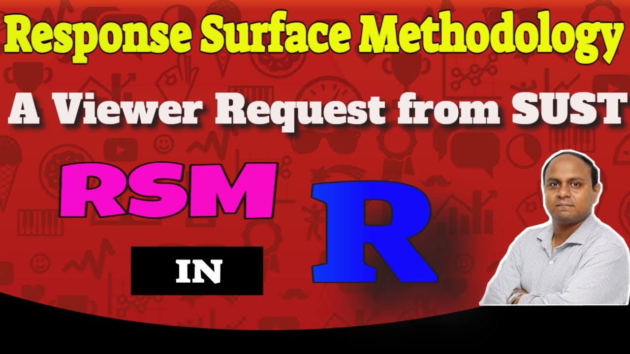 How to Run Response Surface Model in R|| RSM methodology in R||Complete ...