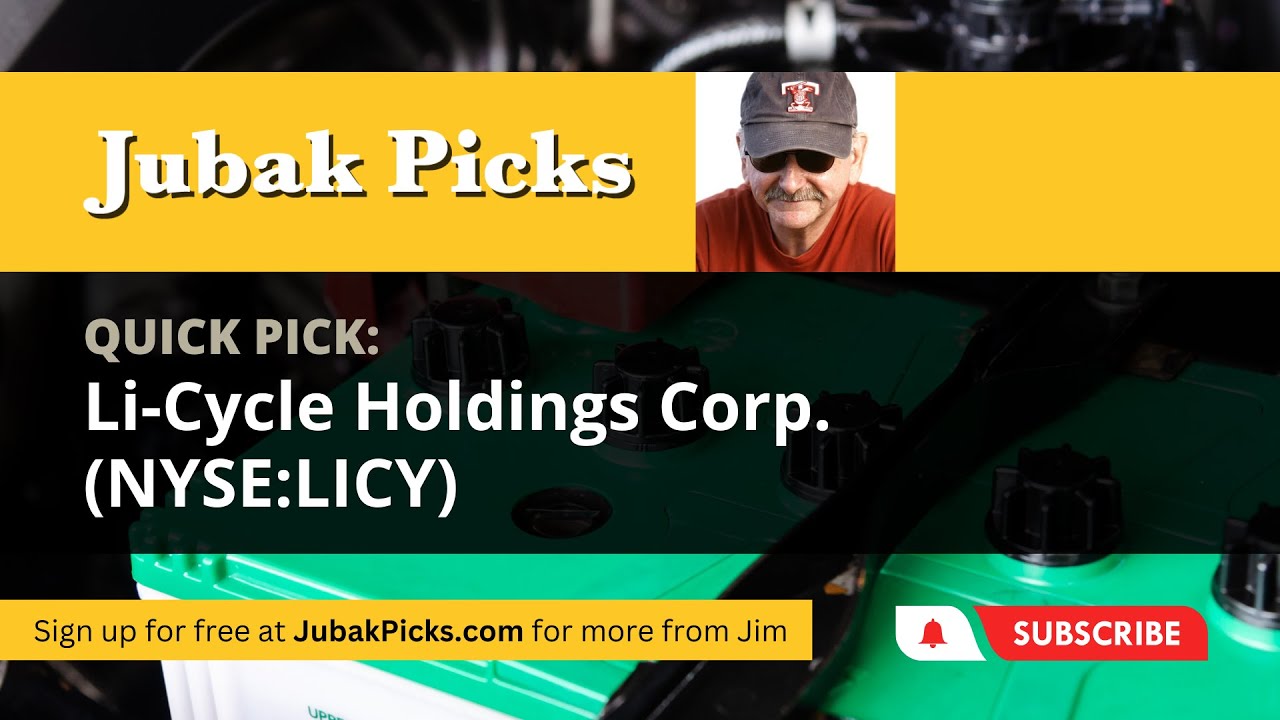 Li-Cycle Holdings Corp (NYSE: LICY) Quick Pick from Jubak Picks, Jim ...