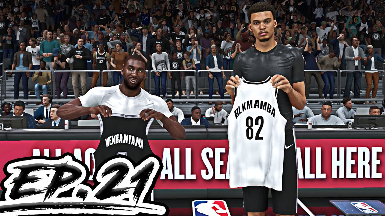 NBA 2K25 MyCareer Ep. 21 Jersey swap with Wemby!!! - YouTube
