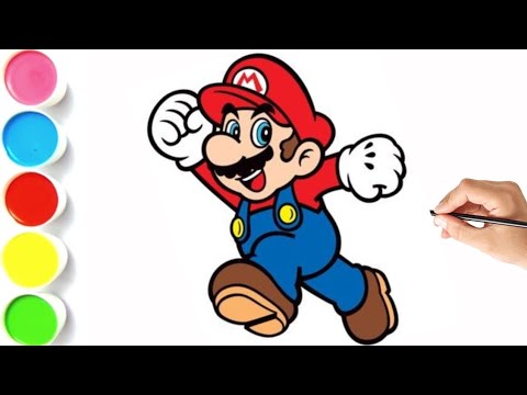 How to Draw Mario - MARIO Drawing Easy | Mario is IMMORTAL (Super Mario ...