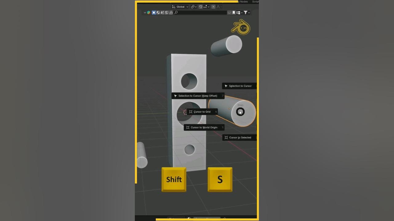 Blender Tip Set An Object Into A Specific Place 3danimation 3d