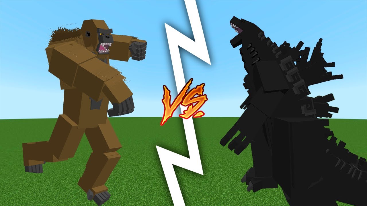 Godzilla vs Kong Addon in Minecraft! - YouTube