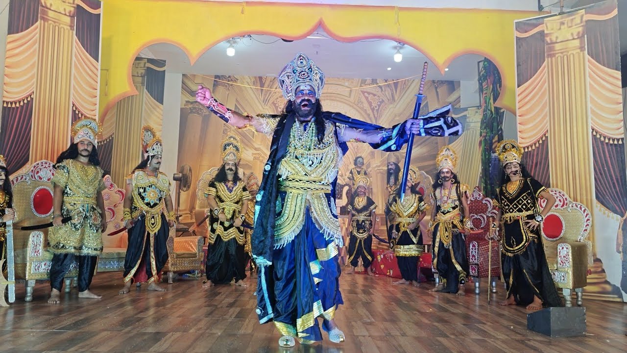 Ravan Darbar | Lankapati ravan | Ramleela club patel nagar kathua - YouTube