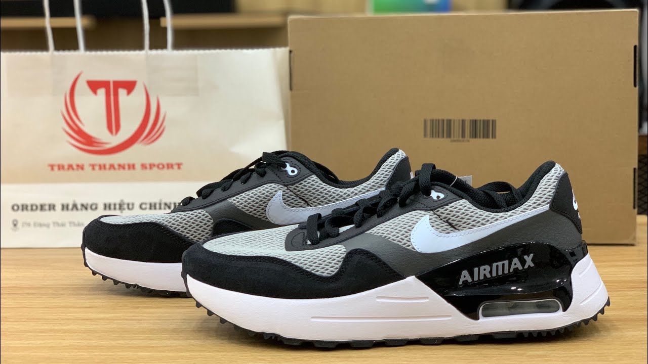 Nike Air Max Systm Black huyền bí lôi cuốn - YouTube