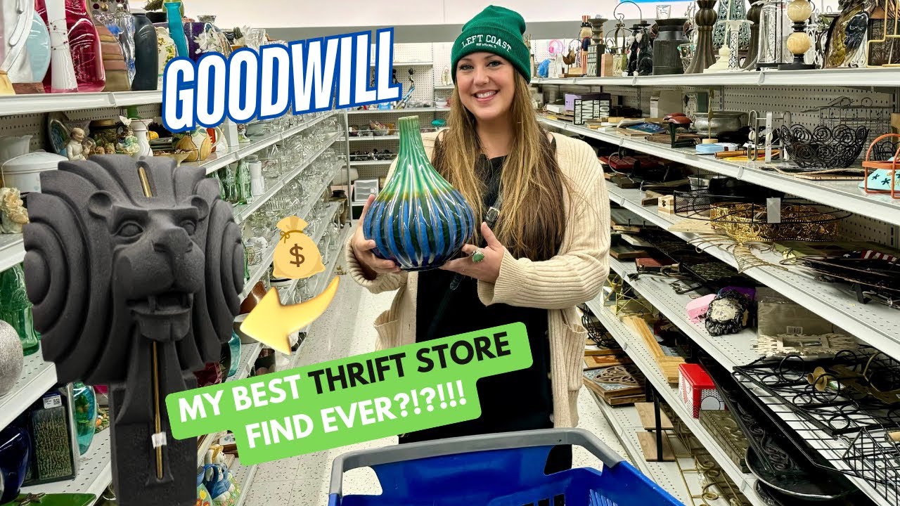 MY LUCKY DAY!!! THRIFT WITH US! GOODWILL | SUPER THRIFT | VINTAGE ...