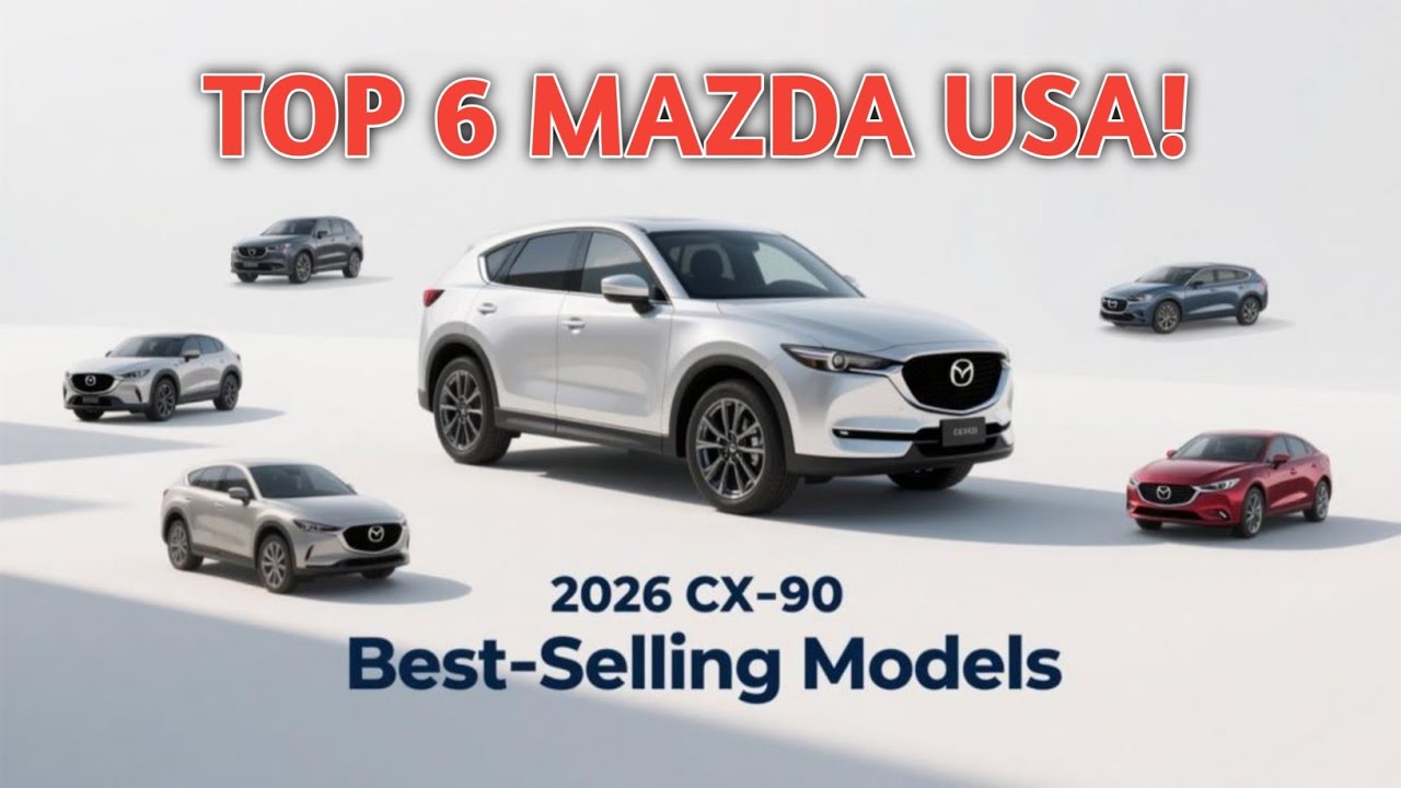 Top 6 Best-Selling Mazda Cars in the USA | Most Popular Models Ranked ...