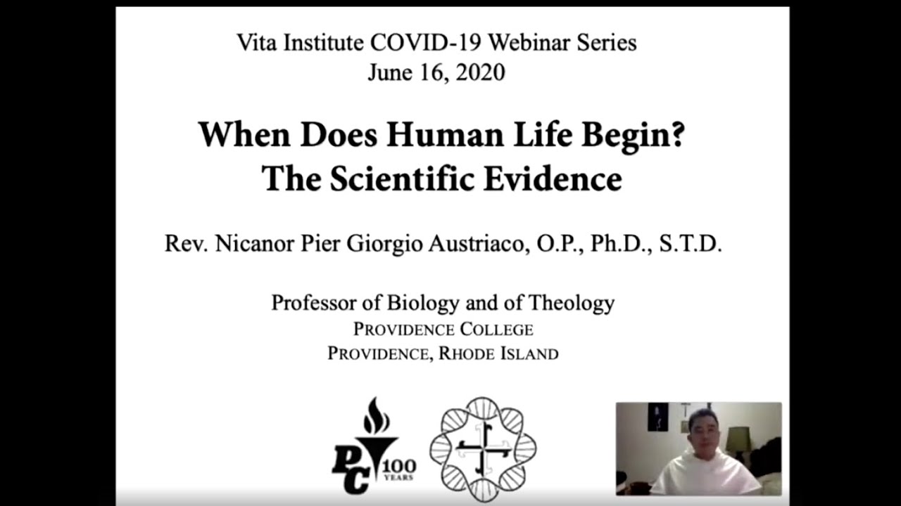 "When Does Human Life Begin? The Scientific Evidence" by Fr. Nicanor ...