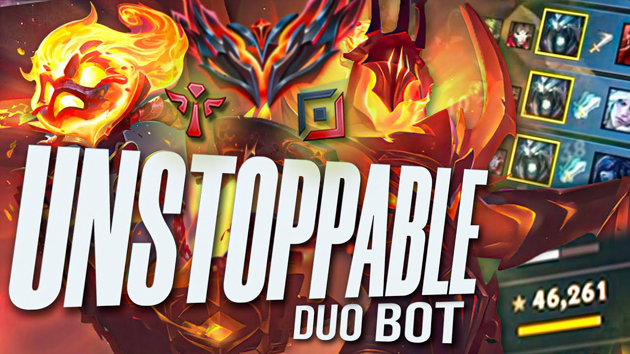 #1 DUO BOT LANE SYNERGY SPEEDRUNNING THE LADDER *46K DAMAGE* - YouTube