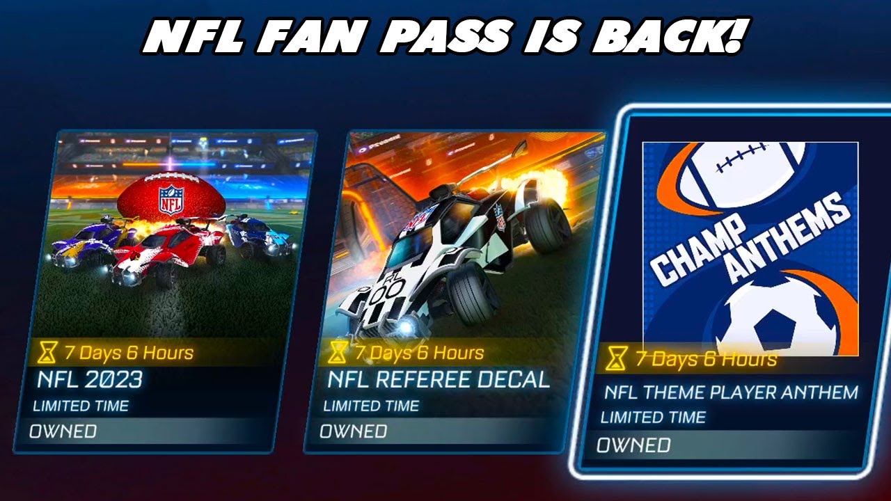 2023 NFL Fan Pass Is Back!! (GRIDIRON LTM GAMEMODE) - Rocket League ...
