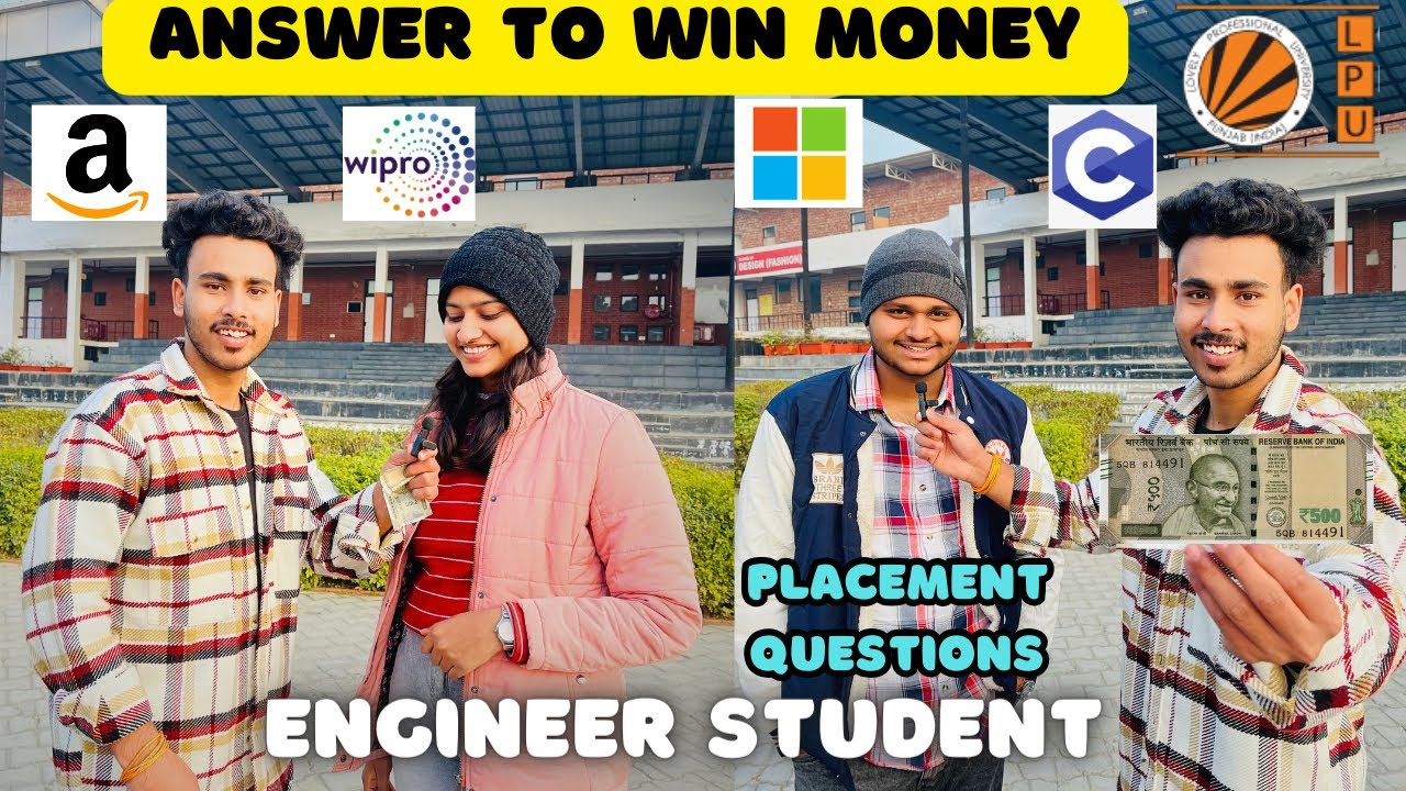 LPU Student Answer These Coding Questions?? | Engineering Student Q&A ...