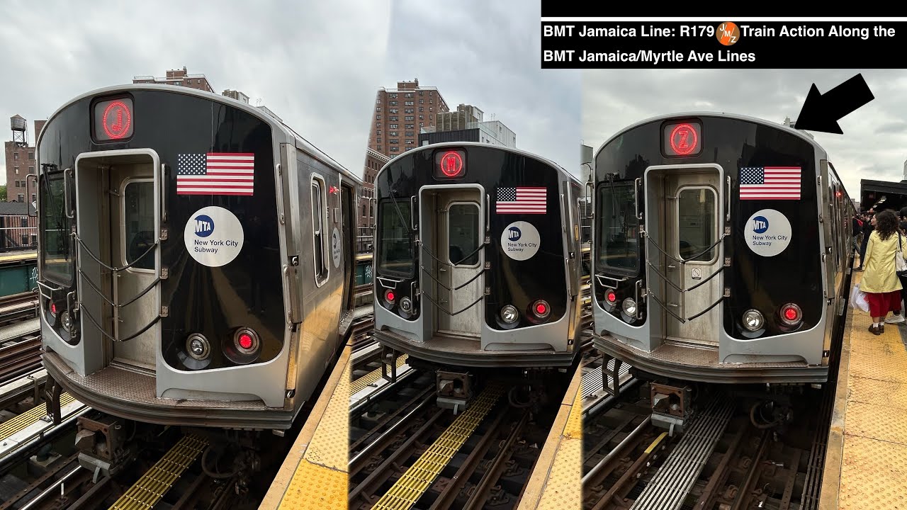 BMT Jamaica Line: R179 (J/M/Z) Train Action Along the BMT Jamaica ...