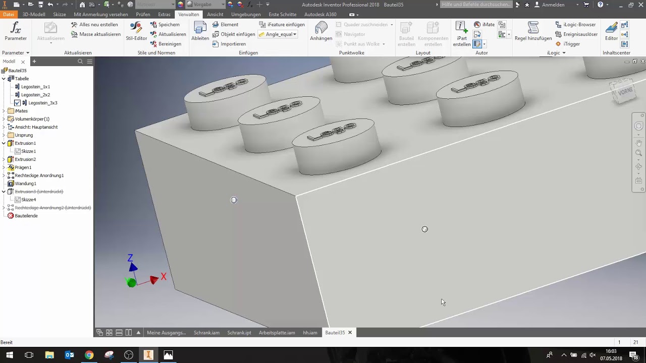 15 - iParts | Einführung | Inventor 2018 | BCS - YouTube