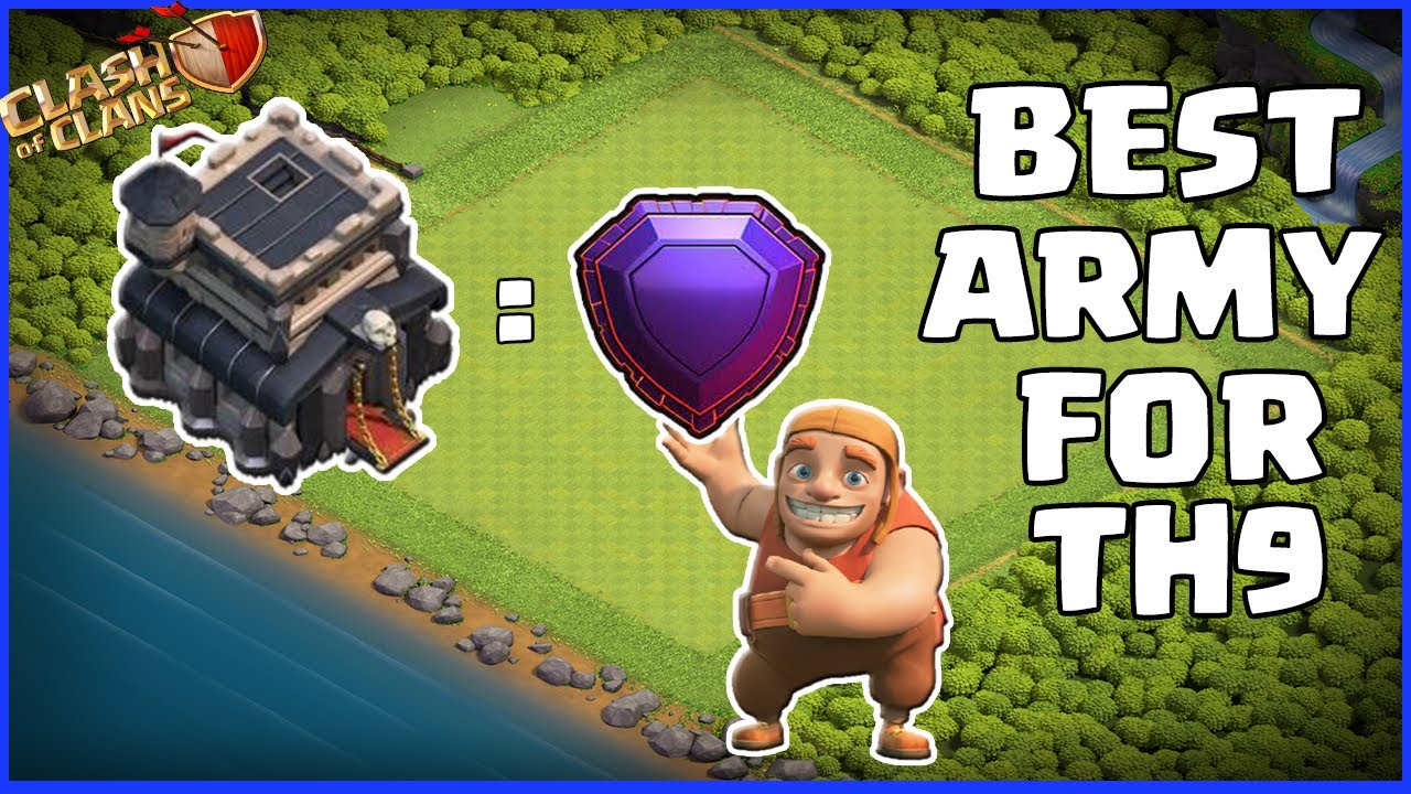 Clash Of Clans TH9 BEST ARMY Clash Of Clans TH9 BEST ARMY