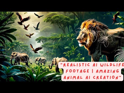 Stunning AI-Generated Wild Animal Footage|Unreal Wildlife Scenes. AI ...