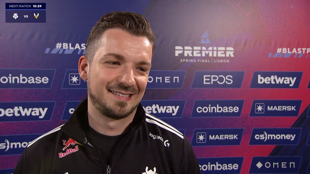 G2 huNter - Interview before MATCH vs Vitality | BLAST Premier 2022 ...