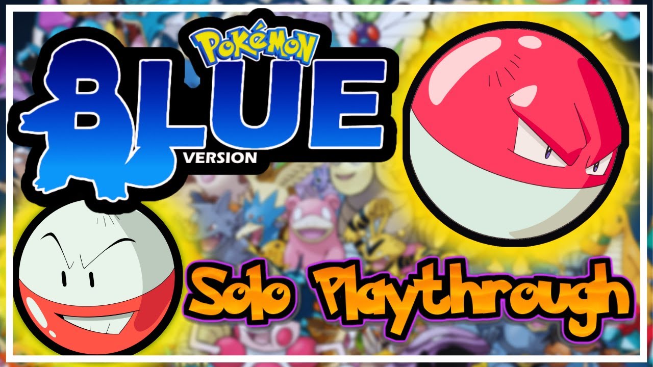 Voltorb Solo Run - Pokemon Blue - YouTube