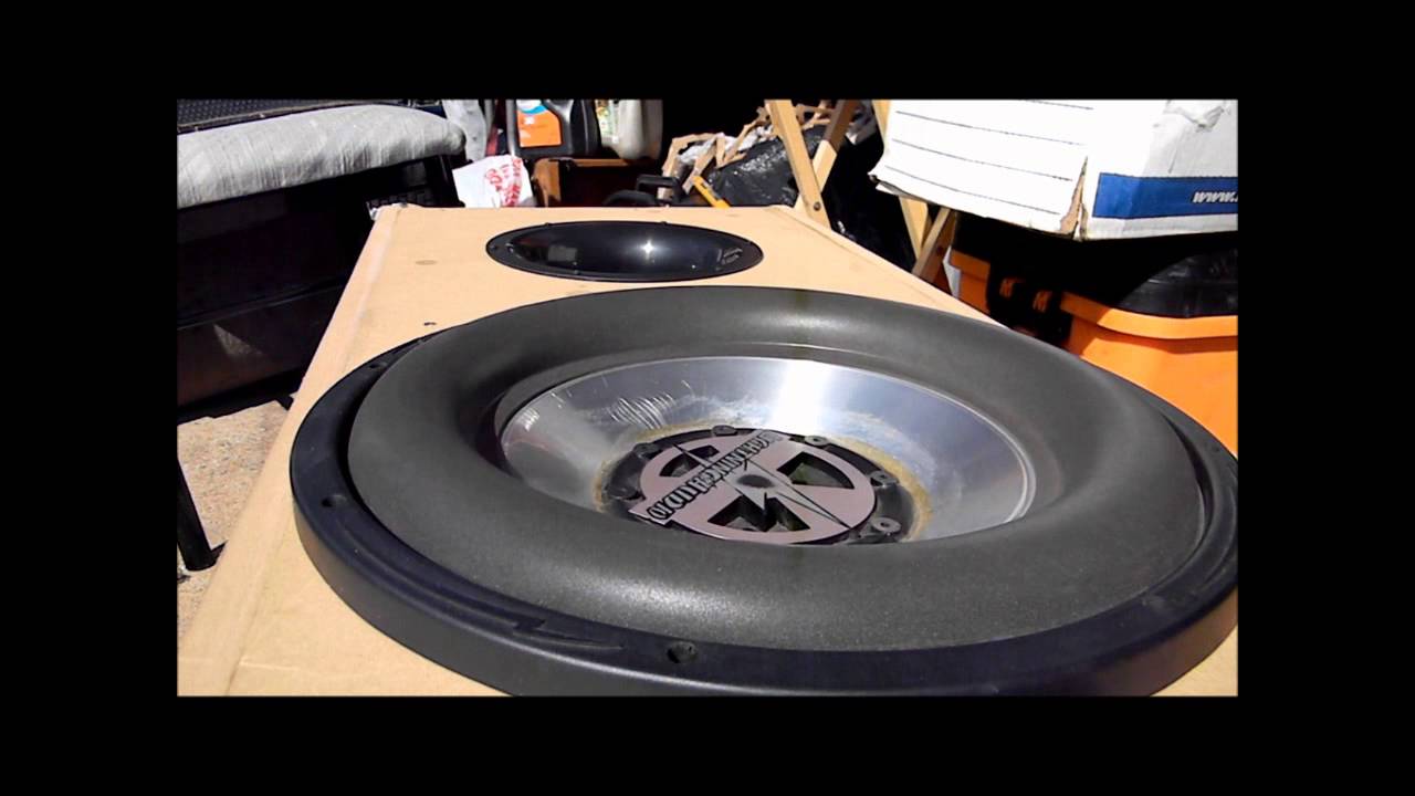 Lightning Audio Storm X1 on a Pop Corn Sound 4K amp BASS excursion ...