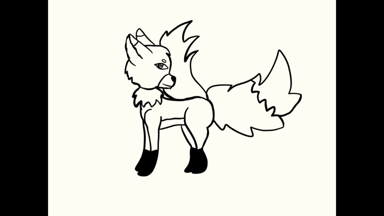 Mythical Two Tailed Fox 😂| SpeedDraw By All Kitty Knows - YouTube