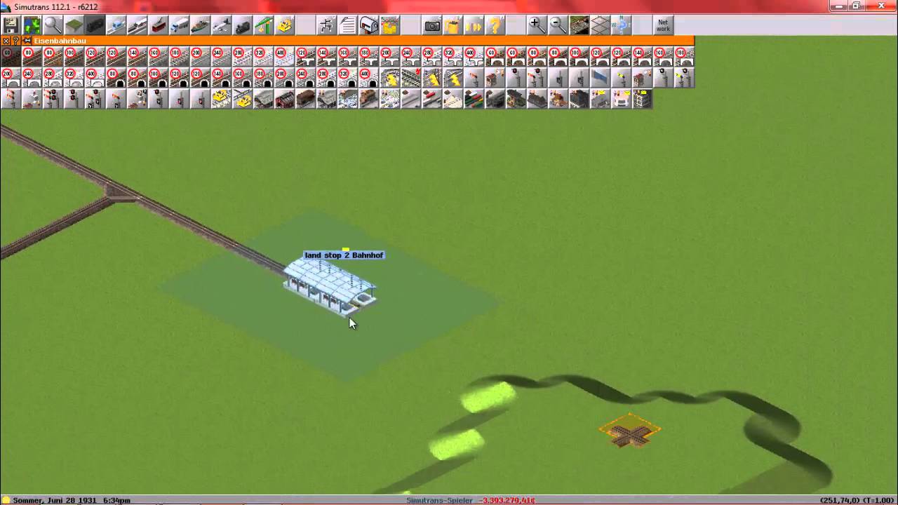 Simutrans Tutorial Grundlagen #1 Einsatz mehrer Züge - YouTube