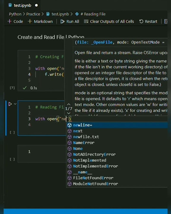 Create And Read File In Python Programming Python Codingmode Learncoding Youtube