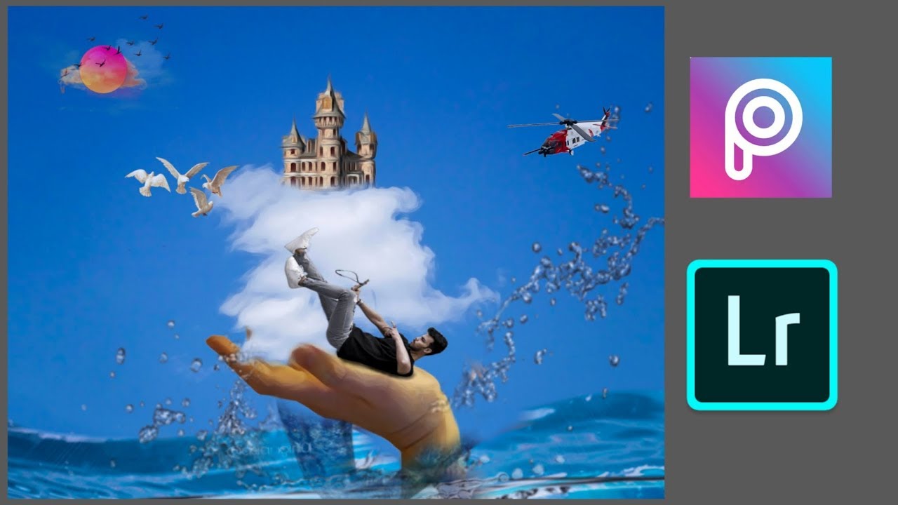 Water hand new photo editing In picsart tutorial - YouTube