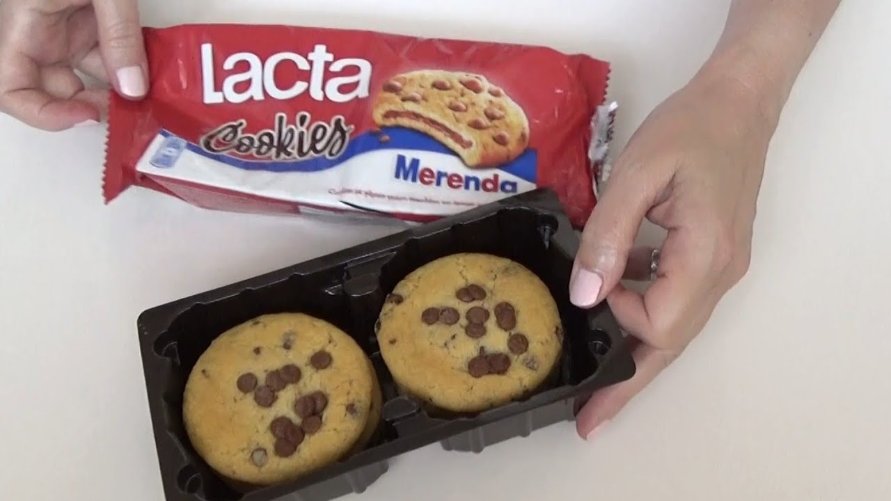 LACTA Cookies MERENDA | Chocolate chip cookies - YouTube