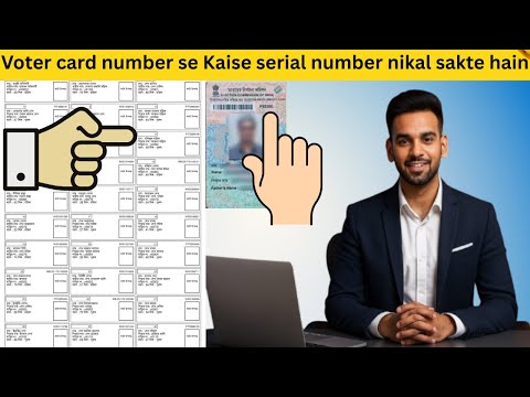 How to find details using your Voter ID card number