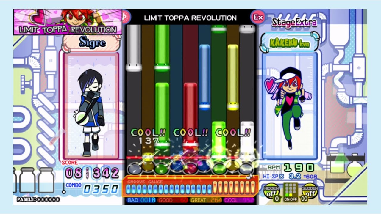 [ポップン] LIMIT TOPPA REVOLUTION (EX) Lv47 - YouTube