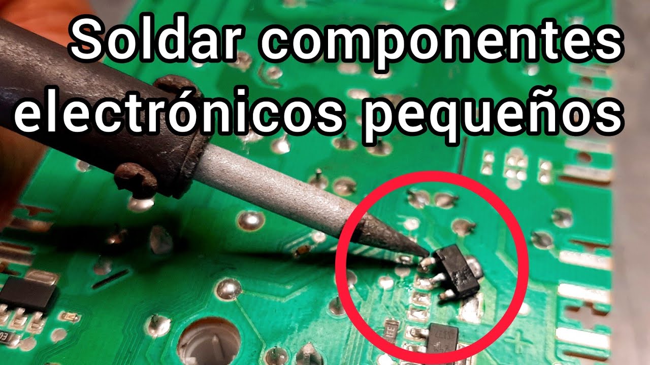 Como Soldar SMD sin que se nos Mueva el Componente / How to Solder SMD ...