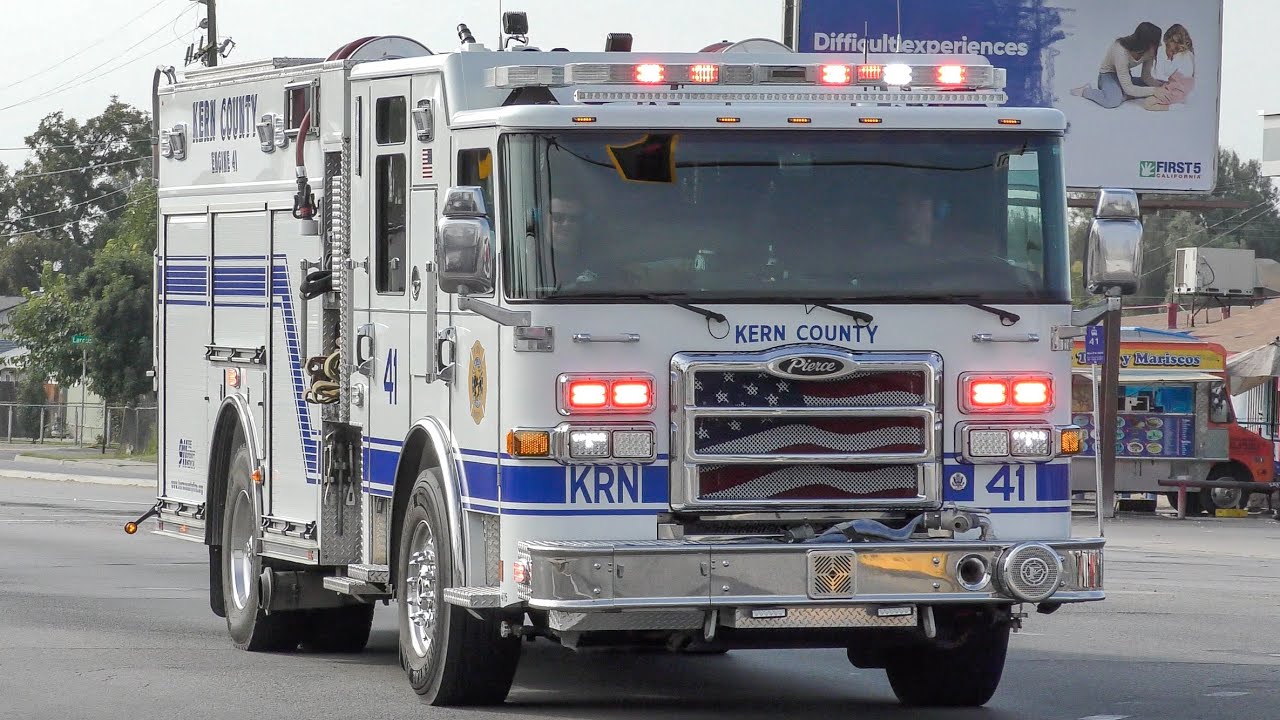 Kern County Fire Dept. Engine 41, Engine 42, & Pro Safety & Rescue Inc ...