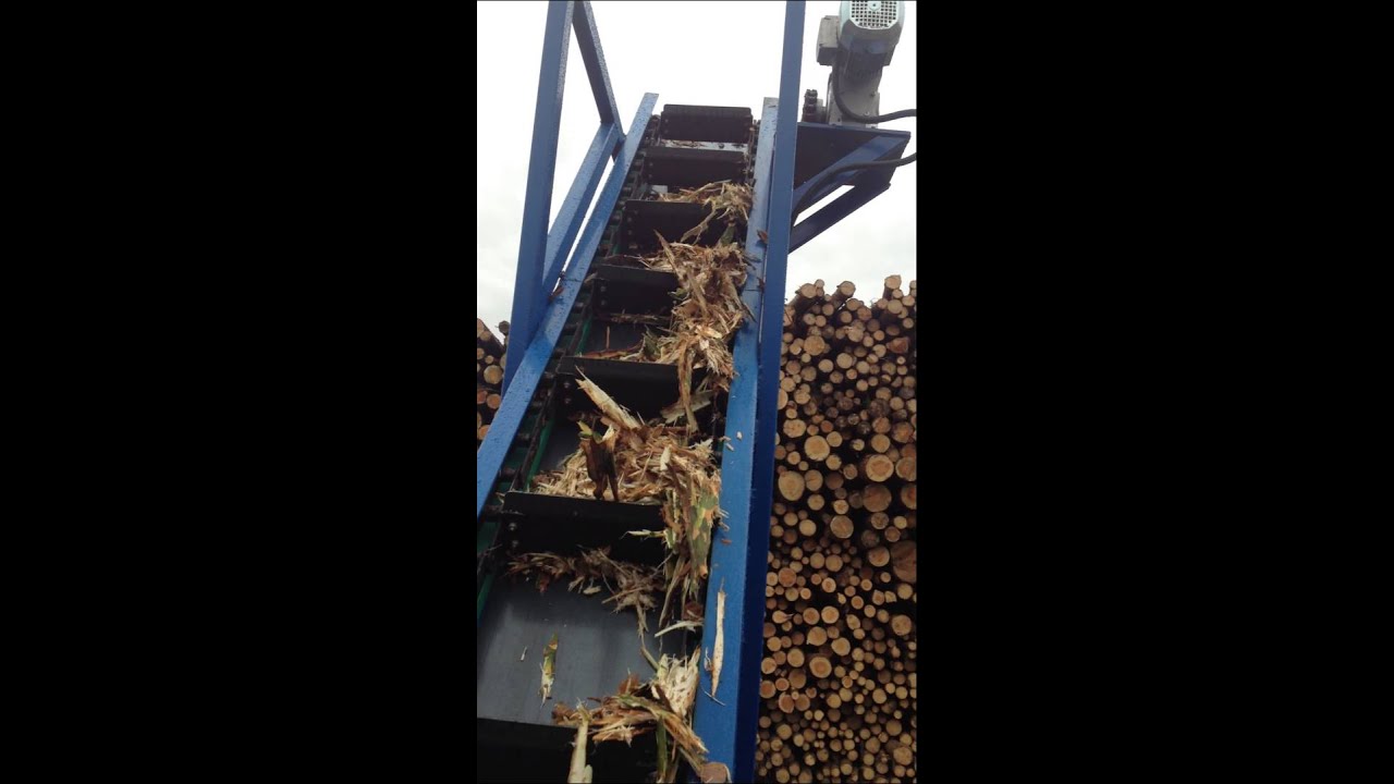 Bark conveyer - YouTube