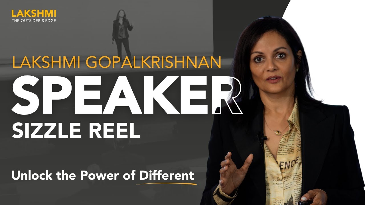 Lakshmi Gopalkrishnan Speaker Reel | High-Performance Keynote Speaker ...