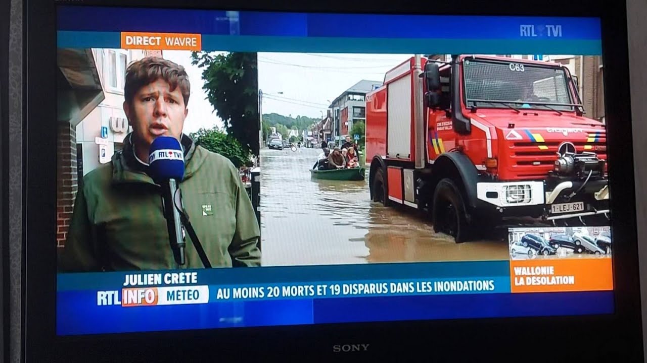 Inondations : Wavre, Province de Brabant Wallon. 16/07/2021 - YouTube