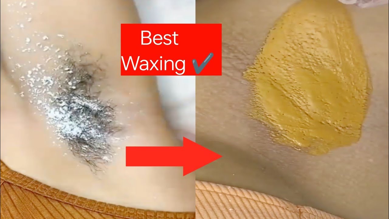 Best Waxing Armpit //Armpit Hair Remove and Massage Step by Step 👌👌 ...