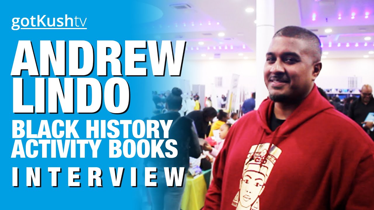 Andrew Lindo & Black History Activity Books Launch Interview - YouTube