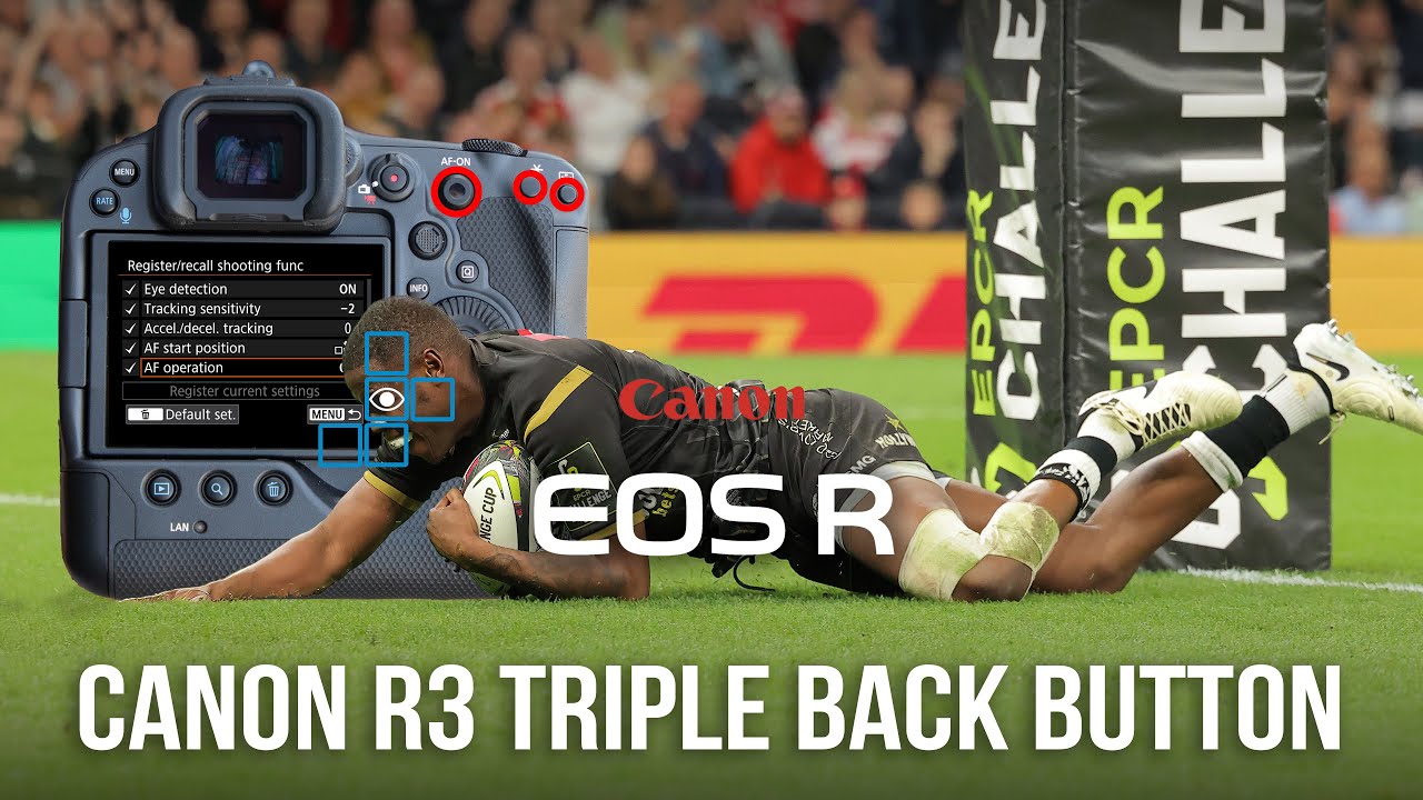 Canon R3 Sports Set Up - Triple Back Button Focus - YouTube