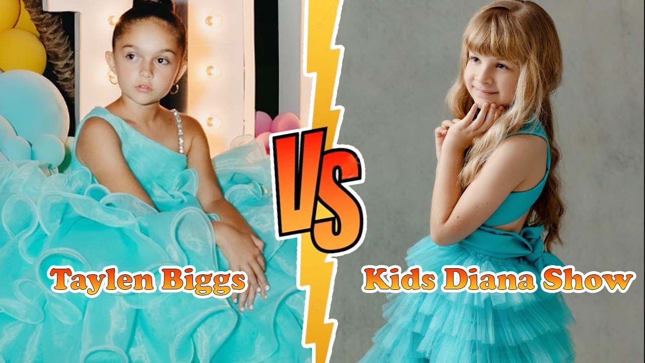 Kids Diana Show Vs Taylen Biggs Transformation 👑 New Stars From Baby To ...