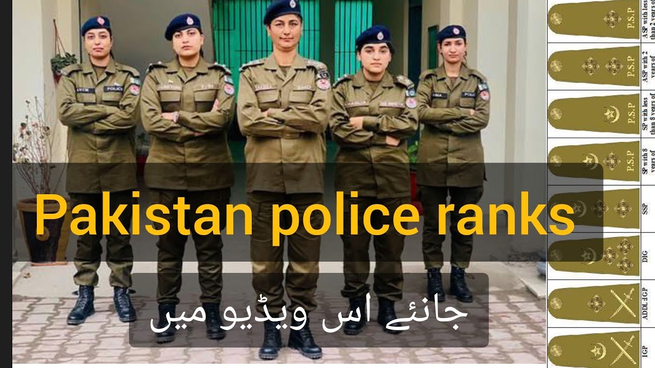 Pakistan Police Ranks and Scale | پنجاب پولیس | Punjab Police Ranks ...