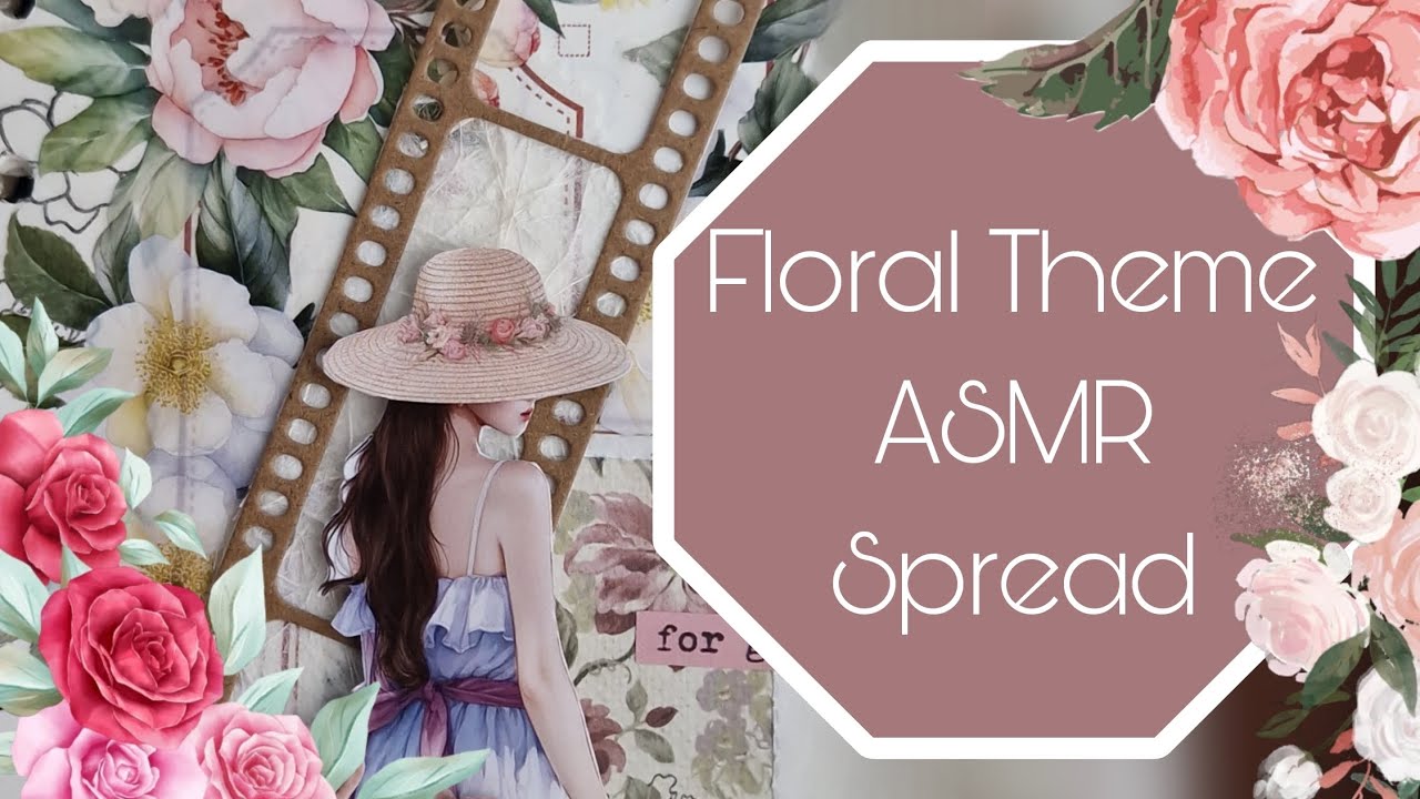 Floral Theme ASMR Spread 🌸♥️ - YouTube