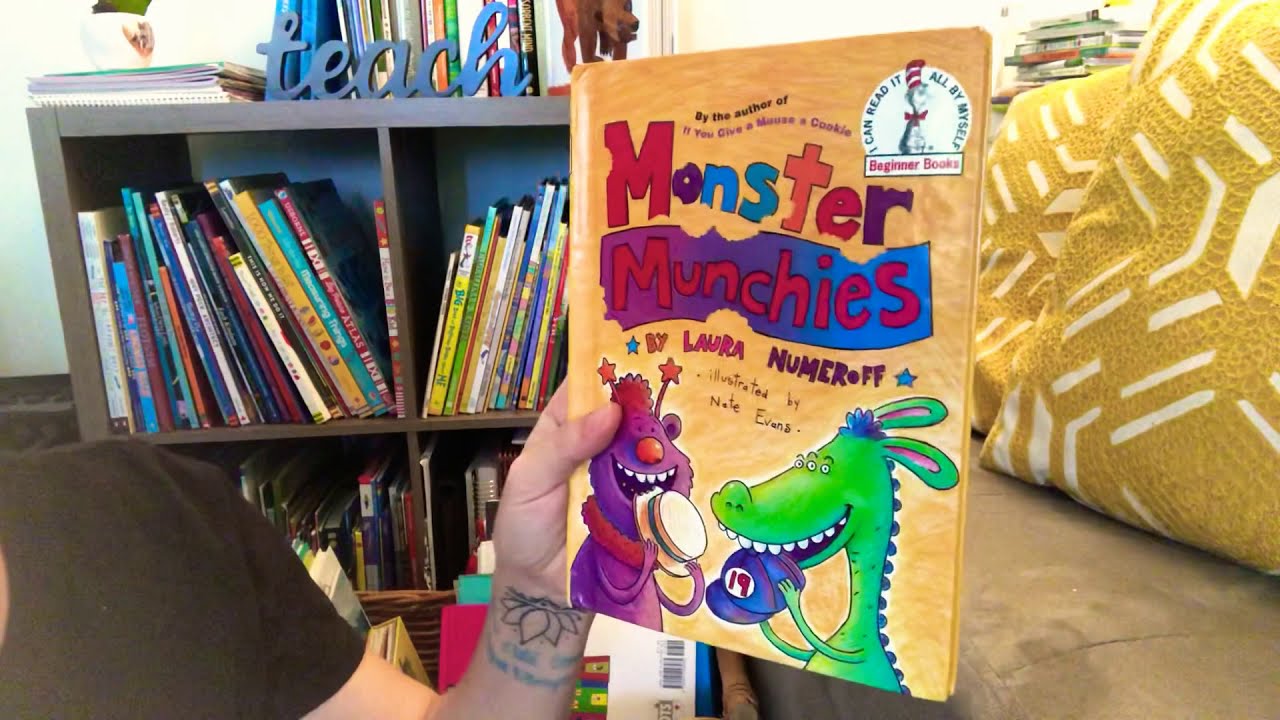 “Monster Munchies” by Laura Numeroff, illustrated by Nate Evans - YouTube