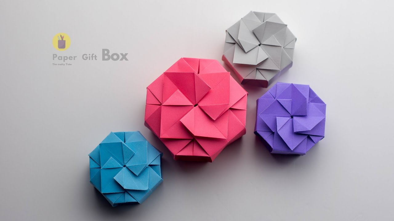How To Make An Octagon Box | Paper Craft | DIY - YouTube