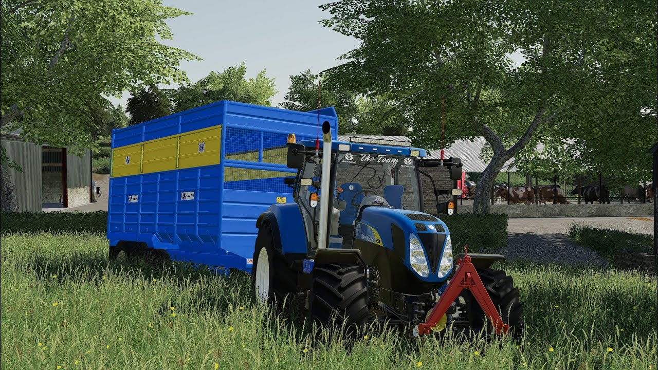 Lifting Grass on FS19 Eire Ireland #2 - YouTube