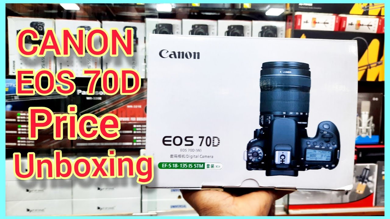 Canon Eos 70D Camera Price & Unboxing. - YouTube