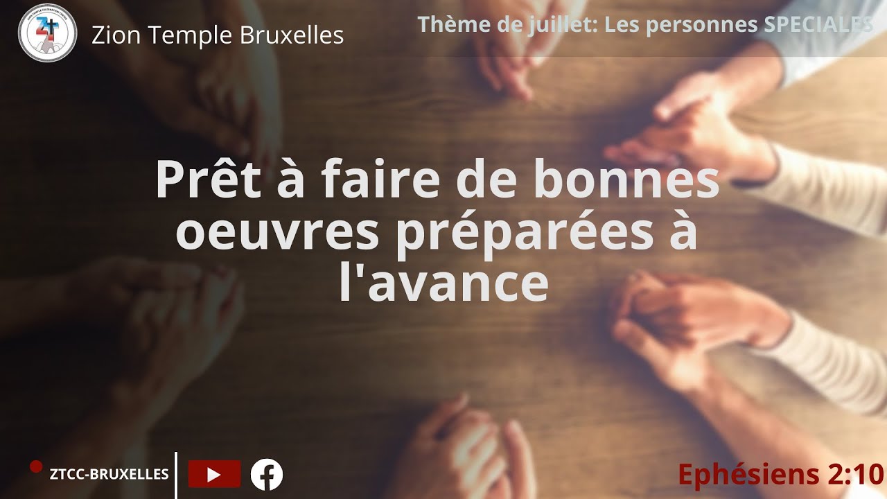 Prêt à faire de bonnes oeuvres préparées à l'avance avec Pst Evariste ...