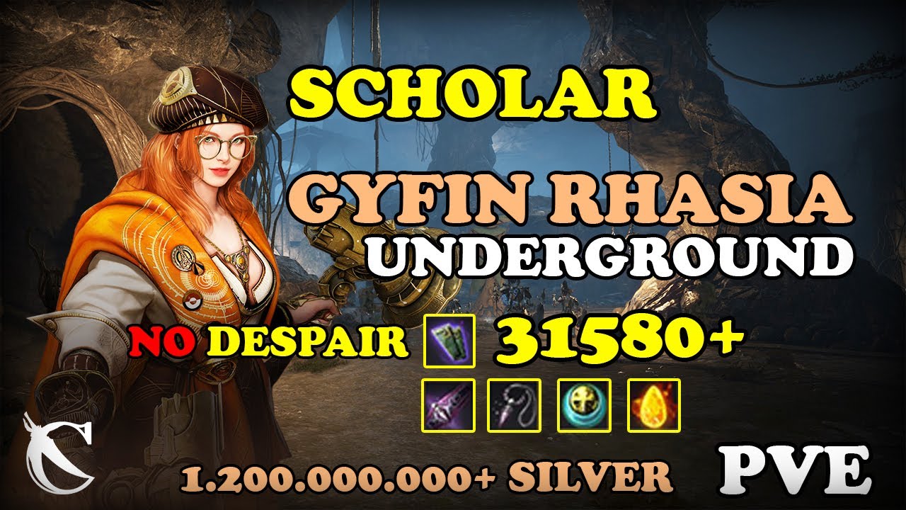 BDO - Gyfin Rhasia 31580+ (1,2B+) Trash Yellow - Scholar - PVE - 2024-01-12 - YouTube